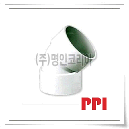 [PPI평화]배수엘보45도 PVC 65A(160)